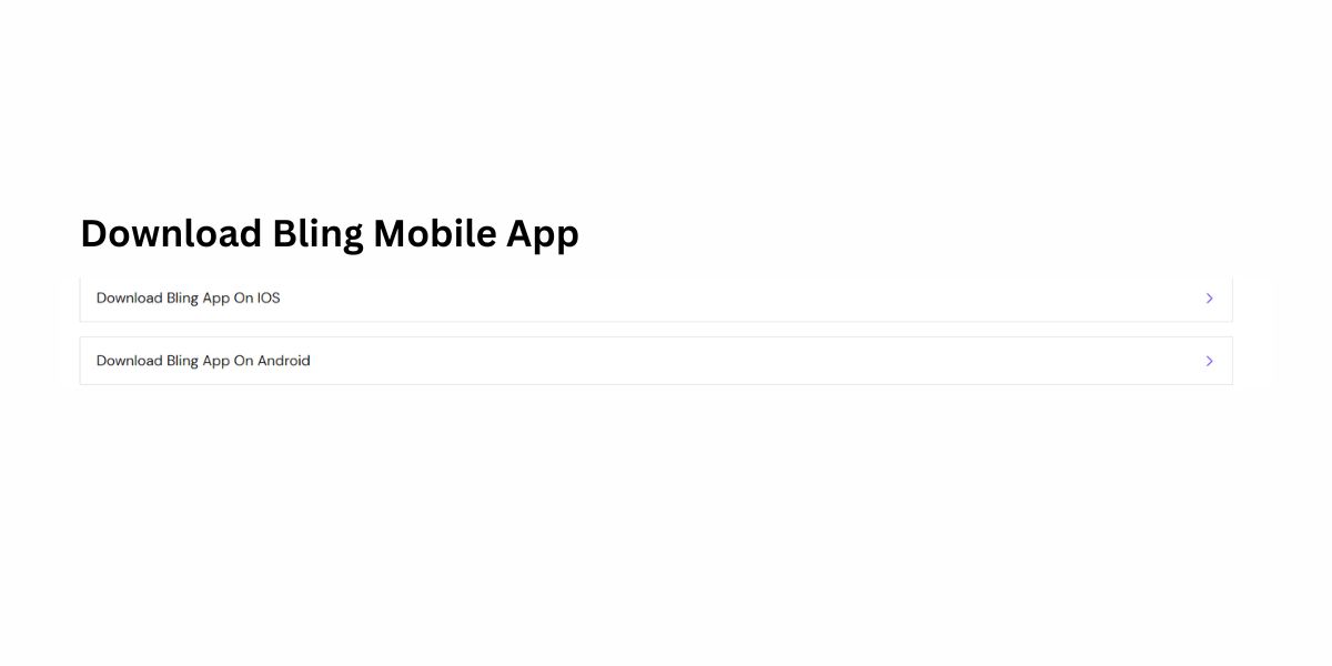 Download Bling Mobile App