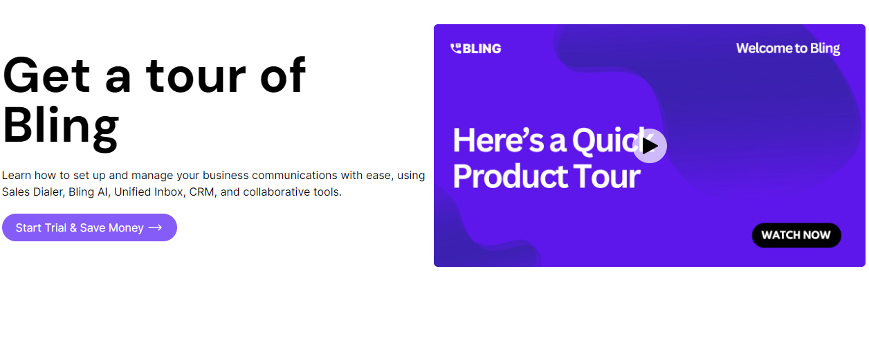 Watch a video tutorial of Bling