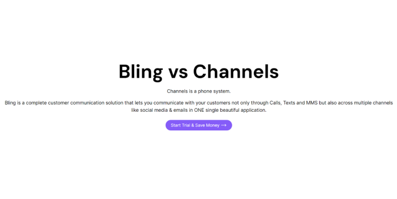 Channels alternative Bling | Bling vs Channels Comparison